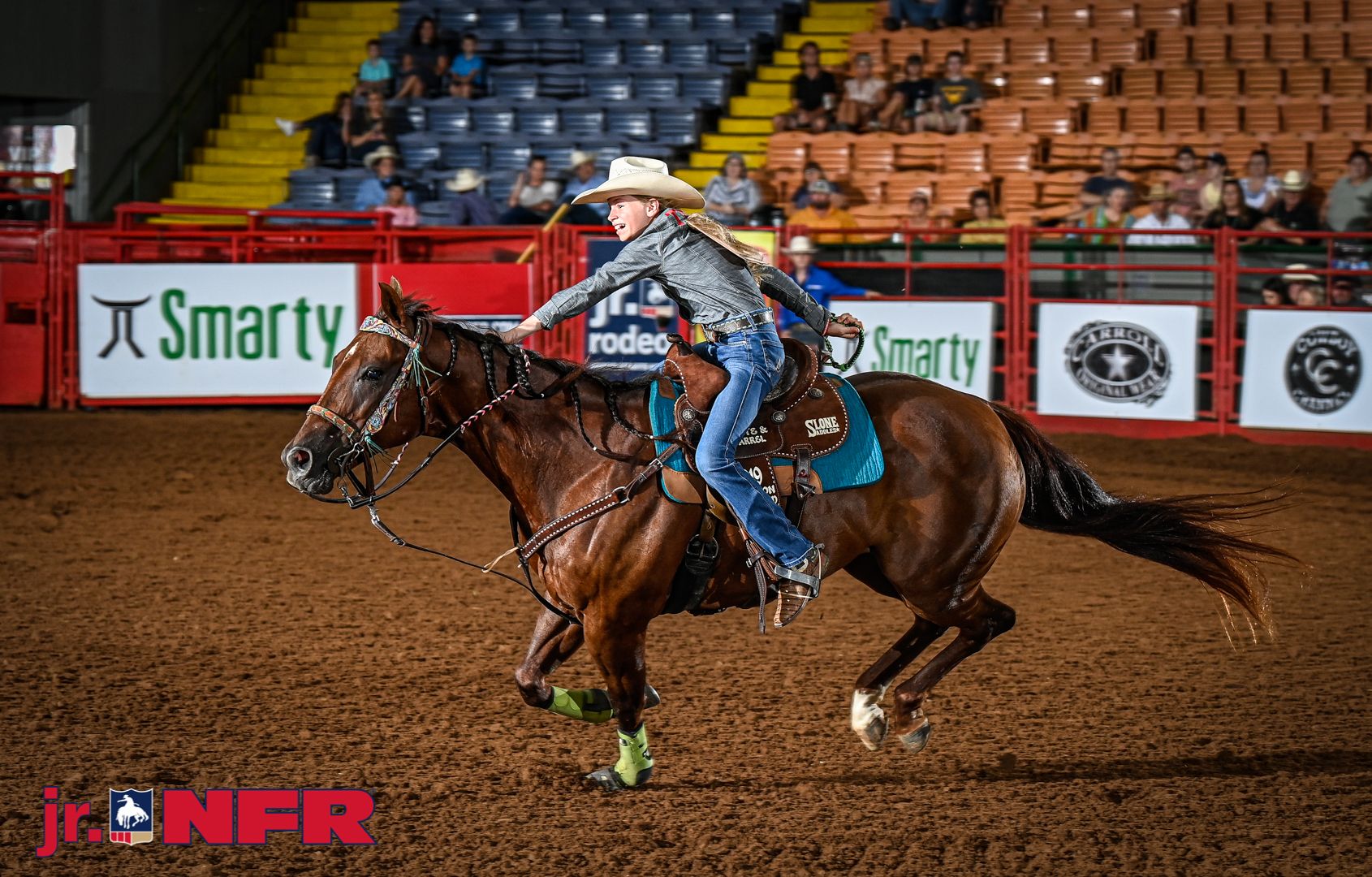 Barrel racers shine in Top 50, land Top 20 spot