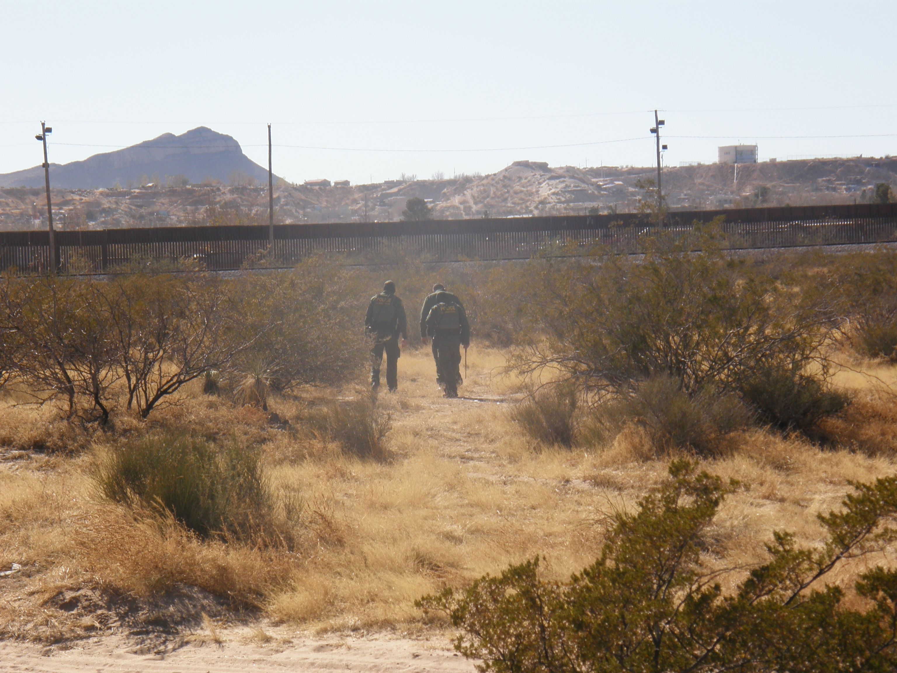 PHOTO: Tracking through the desert